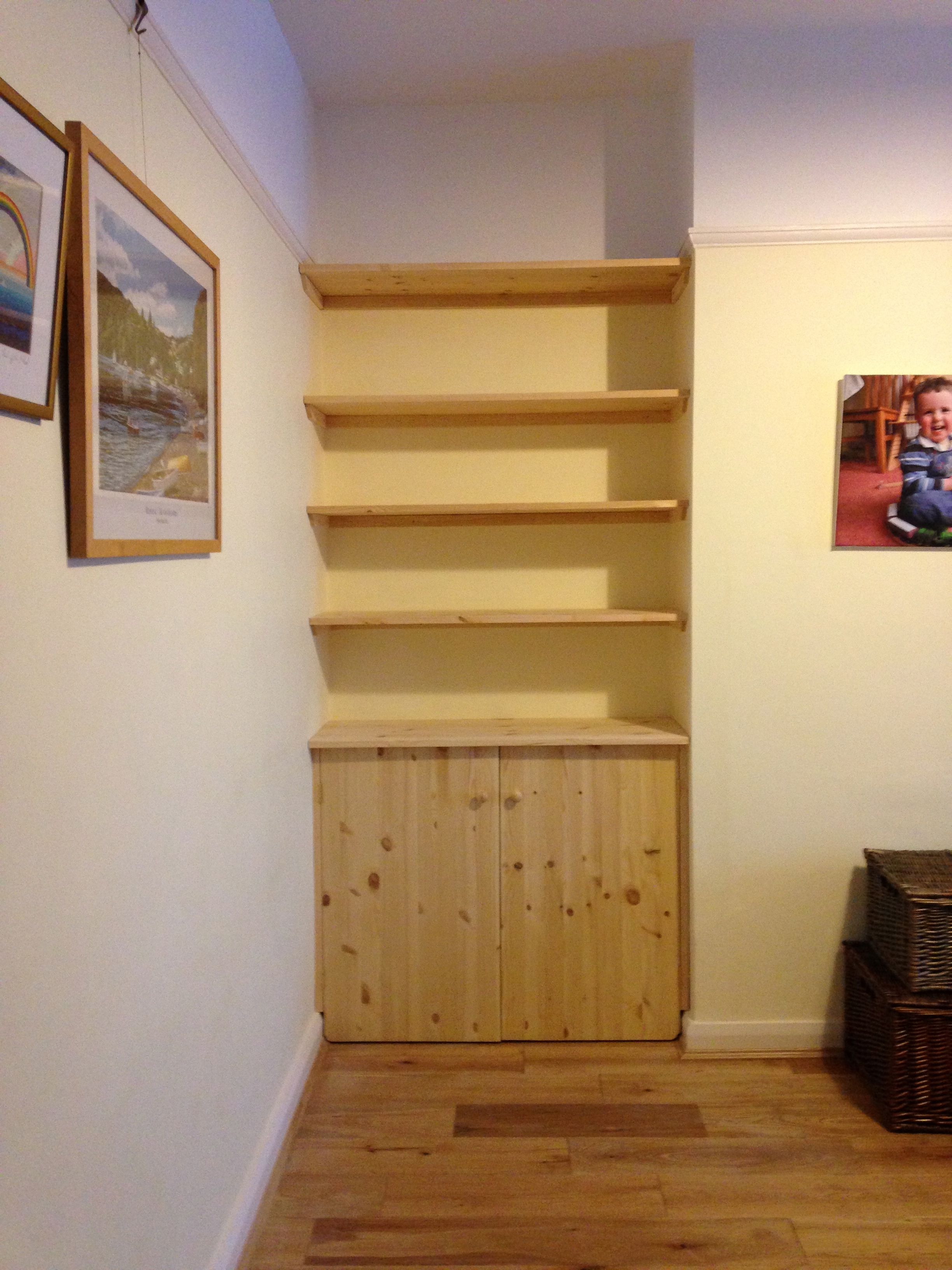 Fitted Shelving And Cupboards P D Carpentry Building Cambridge